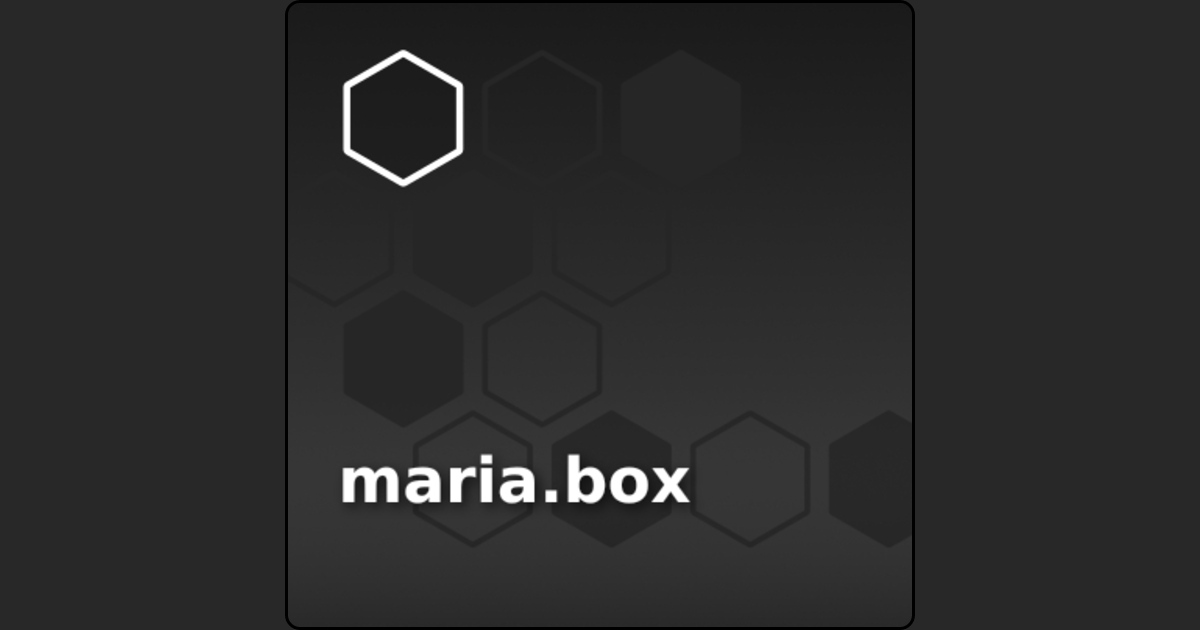 maria.box - Profile | .box
